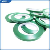 China PET Green Termination Tape High Temperature Resistant 0.03mm Insulated Electrolytic Protection Fixing Tape for Lithium Battery Cells for sale