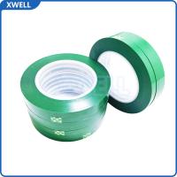 China PET Green Termination Tape High Temperature Resistant 0.03mm Insulated Electrolytic Protection Fixing Tape for Lithium Battery Cells for sale