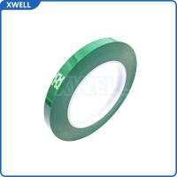 China PET Green Termination Tape High Temperature Resistant 0.03mm Insulated Electrolytic Protection Fixing Tape for Lithium Battery Cells for sale