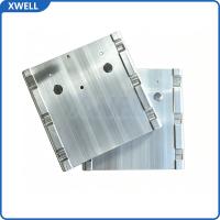 China CNC Machined Anodized Aluminum Alloy Battery Shell and Extruded End Plates 200mm Length for sale