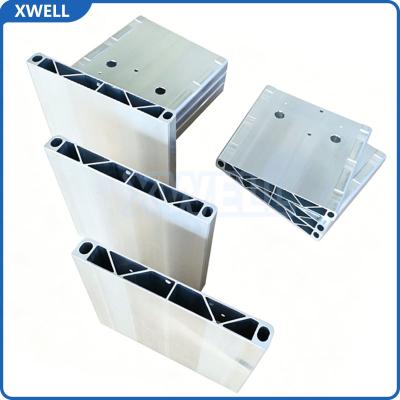 China CNC Machined Anodized Aluminum Alloy Battery Shell and Extruded End Plates 200mm Length for sale