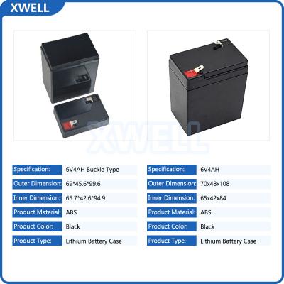 China 6V 4AH Waterproof ABS Battery Case | IP67 Sealed Plastic Battery Box for sale