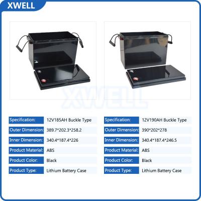 China 12V 200Ah Waterproof ABS Battery Housing Shockproof Portable Enclosure for LiFePO4 Battery Pack for sale