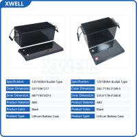 China 12V 100Ah to 180Ah Waterproof ABS Battery Housing IP67 Shockproof Portable Enclosure for sale
