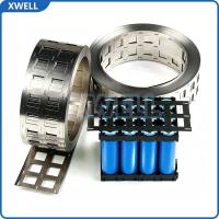 China Nickel Plated Steel Strip 18650 21700 Battery Spot Welding Connector Tabs 0.15mm Thickness for sale