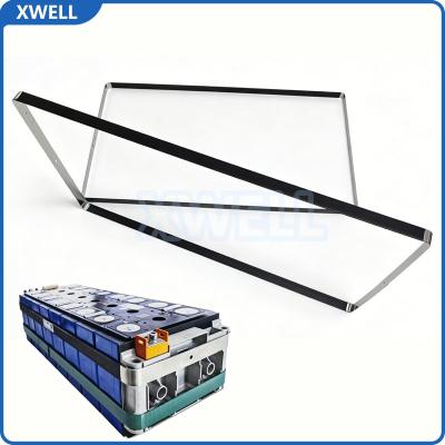 China 201 Stainless Steel Prismatic Cell Binding Strip 0.5mm Lithium Battery Compression Strap for sale