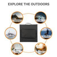 China 21.4% Portable Sunpower Fold Up Solar Panels USB Phone Charger 2940*595*30mm for sale