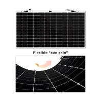 China 166mmx166mm Cell Size 430W/520W Flex Adhesive Monocrystalline Silicon Film Solar Panel for sale