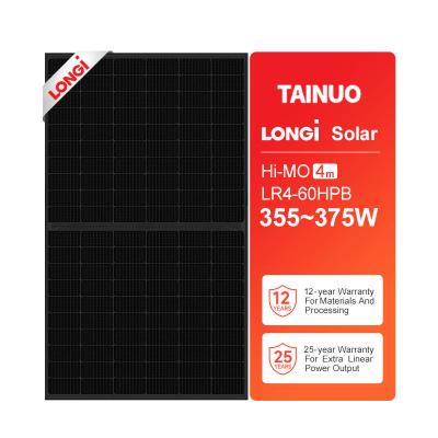 China 460W 455W 450W 380W 375W 370W Longi Mono Half Cell Solar Panel for Residential Energy for sale