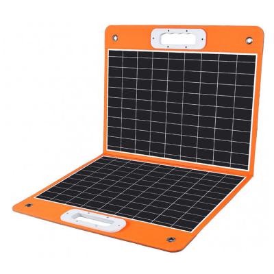 China 166mmx166mm Cell 100w Foldable Solar Panel For Camping 12V Foldable Solar Charger for sale