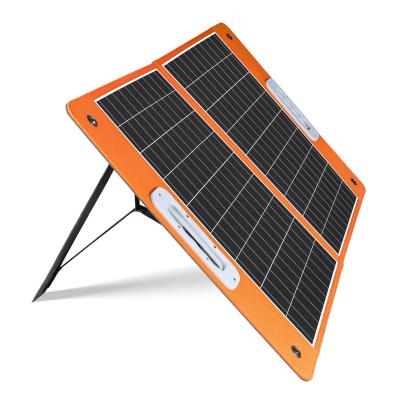 China Lightweight 18V 50W-250W Fold Away Solar Panels For Outdoor Camping Power Supply for sale