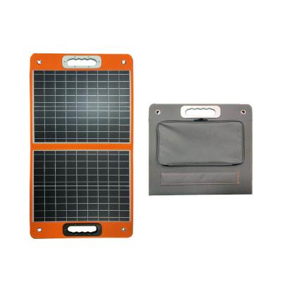 China 60W Monocrystalline Silicon Foldable Solar Panels With USB Output 12V/1.5A for sale