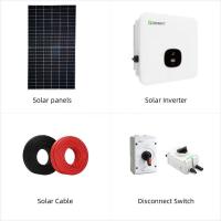 China TUV Certificate 30KW Home Solar Power System Grid Tied with Battery and Inverter for sale