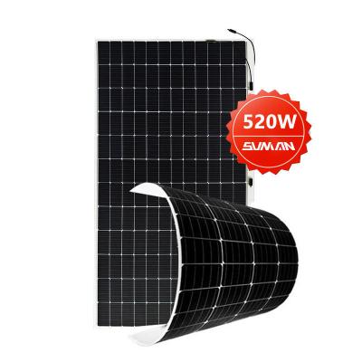 China 520W Sunman Portable Flexible Solar Panels For Home Outdoor Solar Power System for sale