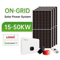 China Commercial 5kw 8kw 12kw On-Grid Solar Mounting System Solar Panel System For Home 10kw for sale