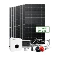China Solar System Technical Support Installation Manual for 10KW Grid Tied System for sale