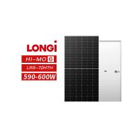 China Longi Hi-Mo 6 Bifacial Photovoltaic Solar Panels 590W 595W 600W with 23.2% Efficiency for sale