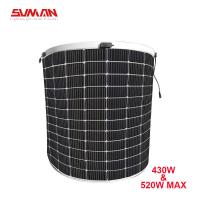 China Sunman Flexible PV Panels 375W/430W Mono PERC Solar Panel For Lightweight RV And Home for sale