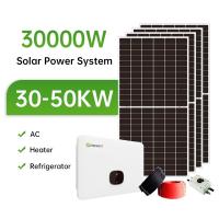 China 10kw 12kw 15kw On Grid Home Solar Power System with and Monocrystalline Silicon Panels for sale