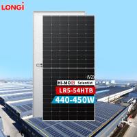 China LONGi Hi-MO 6 LR5-54HTB 440-450M Half Cell Bifacial Solar Panels All Black 440W-450W 23% for sale