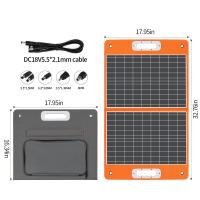 China Model Foldable 40W 60W 50W 30W 20W 10W 15W Solar Panels Power Bank for Outdoor Camping for sale