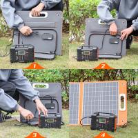 China Model Foldable 40W 60W 50W 30W 20W 10W 15W Solar Panels Power Bank for Outdoor Camping for sale