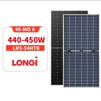 China LR5-54HTB 440-450M Full Black Hi Mo 6x PV Module 440W 450 Watt 445W Home Roof Solar Panel for sale
