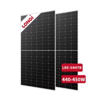China Longi Solar Panels Hi-Mo X6 440W 445W 450W Full Black Half Cell Pv Modules for Superior for sale