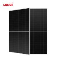 China Longi Hi-MO 6X LR5-54HTB 440-450M Full Black Solar Panel 440W 445W 450W for Home Roof for sale