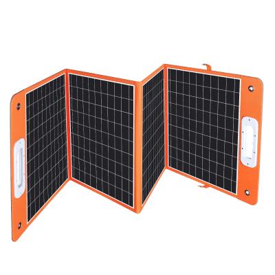 China Waterproof 100W 18V Ultra-thin Monocrystalline Silicon Solar Panel Bank for Emergency for sale