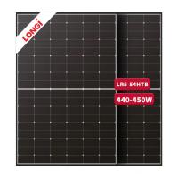 China Longi Hi-mo 6 LR5-54HTB 440W 445W 435W Solar Panel Full Black pv module Europe Market for sale