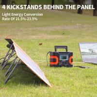 China 100W 200W 300W Portable Foldable Solar Panel Charger for Portable Power Station Black for sale