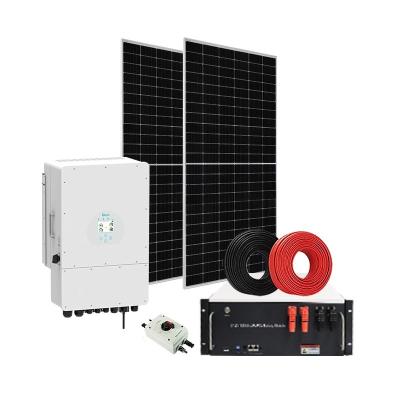 China IEC Certified 3kw 5kw 10kw 15kw 20kw 30kw Off Grid Hybrid Solar Power System for Home for sale