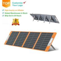 China 100 Watt Mono Folding Solar Charger Portable Foldable Solar Panel for Black Camping RV for sale