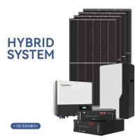 China Roof Mounting 3kw 4kw 5kw 8kw 10kw Complete Set Hybrid Solar Energy System Kit for Home for sale