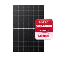 China Longi Hi-mo 6 LR5-72HTH 580W 585W 590W 595W 600W Monocrystalline PV Module Solar Panels for sale