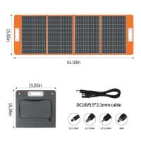 China Portable Solar Panel Kit 100W With Usb Phone Charger For Camping for sale