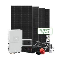 China 10KW Solar Energy System Hybrid Three Phase Solar PV System CE Certificate Roof Mounting for sale