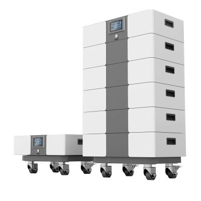 China Long-lasting 500ah Lithium Battery for Solar Energy Storage in High Voltage Stacked Design for sale