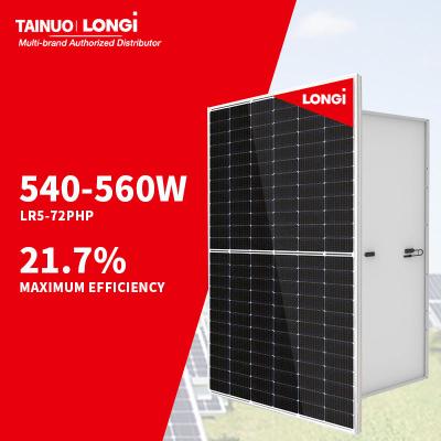 China Longi 182mm Monofacial Solar Modules LR5-72HPH 555W 560W 545W 550W PERC Solar Panels for sale