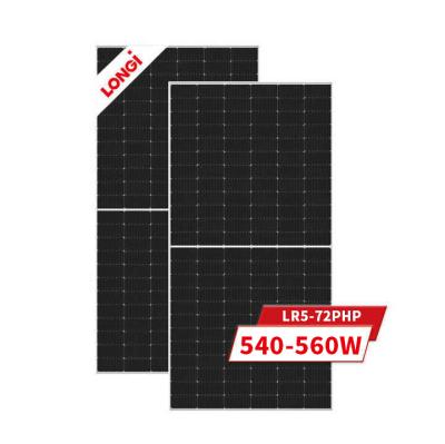 China Lon-gi Himo 5m G2 LR5-72HPH M10-182mm 540w 545w 550w 555w 560w Solar Panels for sale