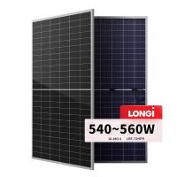 China 108 Cells 550W Monocrystalline Solar Panel for Home Dual Glass Design and Three Diodes for sale