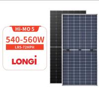China Monocrystalline Solar Panel Longi Solar Module Hi Mo 5 6 7 540W 545W 550W 555W 560W for sale