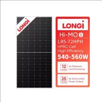 China Monocrystalline Solar Panel Longi Solar Module Hi Mo 5 6 7 540W 545W 550W 555W 560W for sale