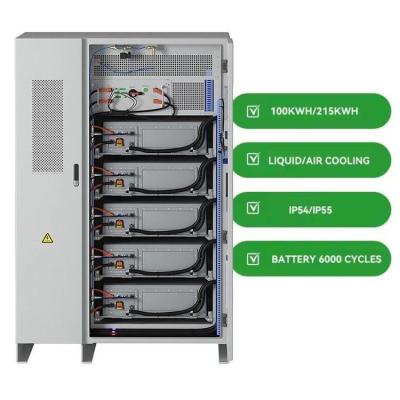 China 232KWh 200KWh 1 Megawatt Battery Energy Storage Cabinet with CAN Communication Port for sale