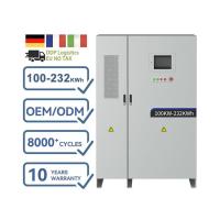 China 200kw 250kw Battery Outdoor Voltage Air Cooling Energy Storage System 3500kg Capacity for sale