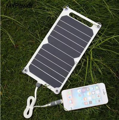 China Portable 10W 5V Portable Mini Solar Panels For Outdoor Waterproof Hike Camping for sale
