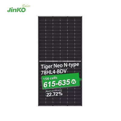 China 615w 620w 625w 630w 635w Jinko Tiger Pro Solar Panel for N Type Mono-crystalline Cells for sale