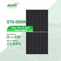 China Jinko Solar Panel 550w 570w 575w 580w 585w 590w 600w Bifacial Jinko Tiger Neo N-type 72HL4-BDV for sale