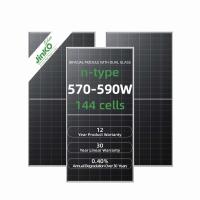 China Jinko Solar Panel 550w 570w 575w 580w 585w 590w 600w Bifacial Jinko Tiger Neo N-type 72HL4-BDV for sale